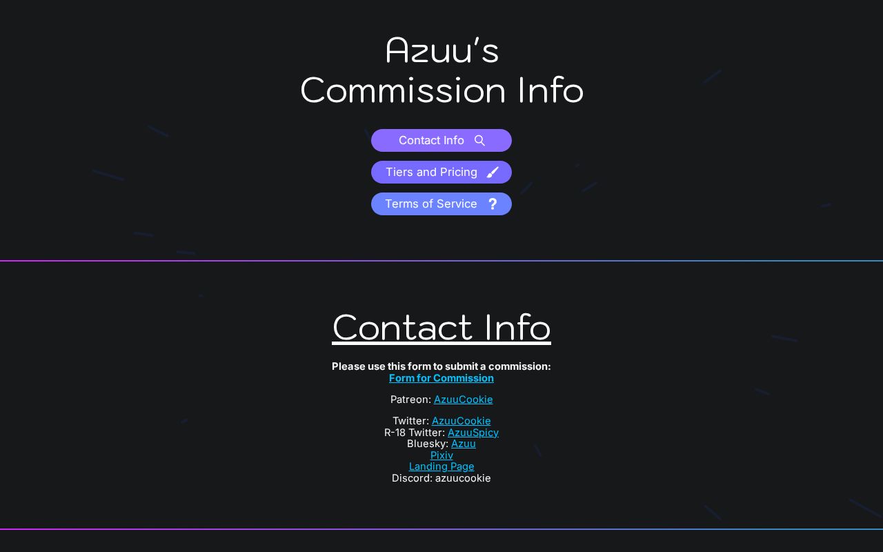 Azuu's Commission Info